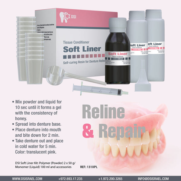 DSI Soft Liner Tissue Conditioner – Queensway Dental -->